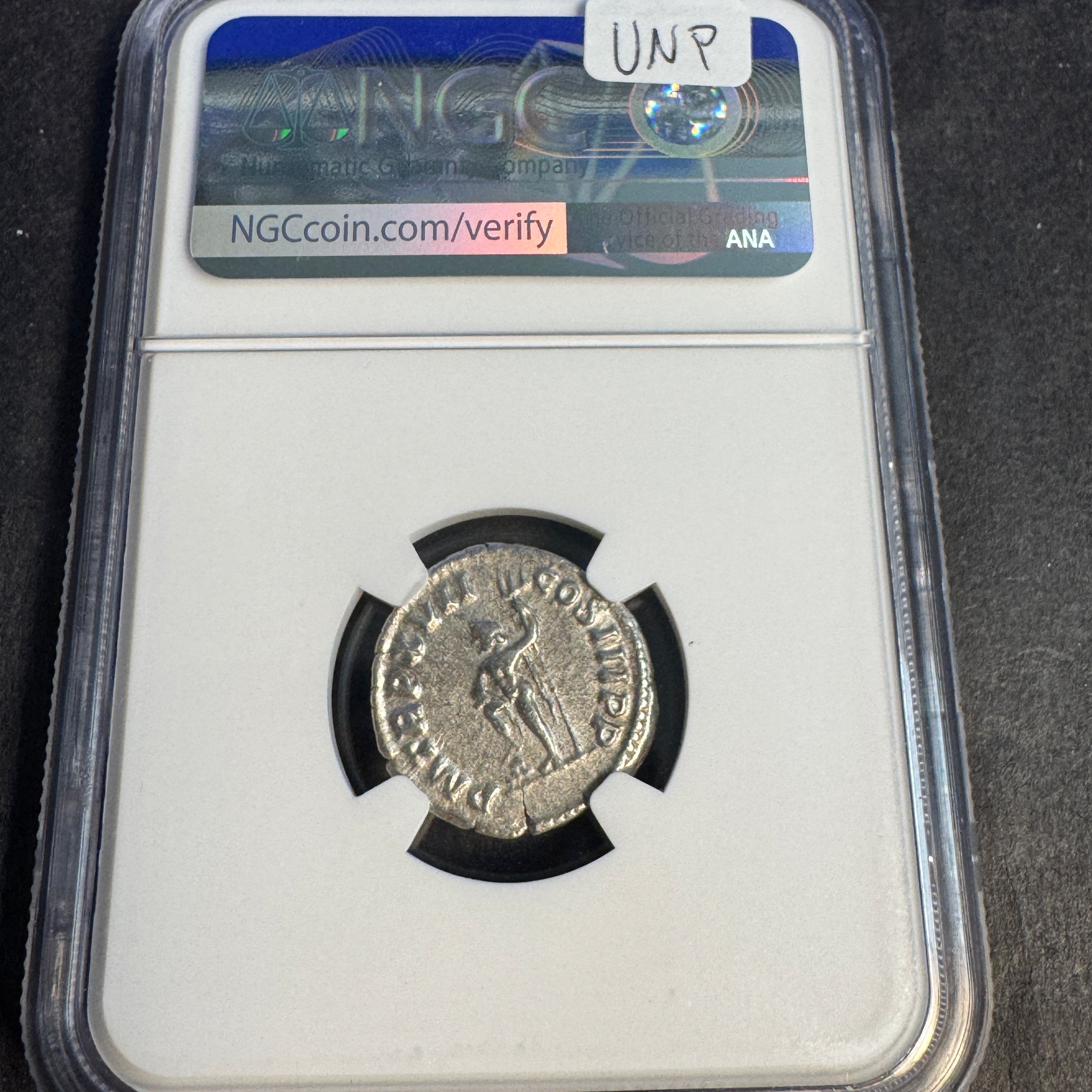 Septimus Severus (193-211 AD) Roman Empire AR Denarius, Rv: Neptune w ...